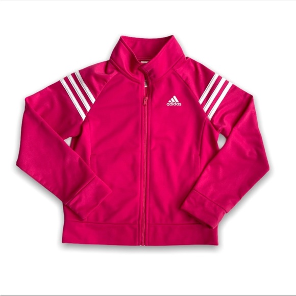 adidas | Jackets & Coats | Adidas Girl Pink Jacket | Poshmark